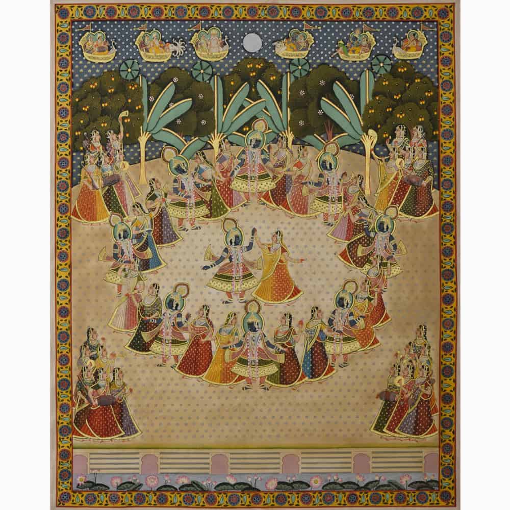 Radha Krishna Raas: Explore The Stunning No.1Pichwai