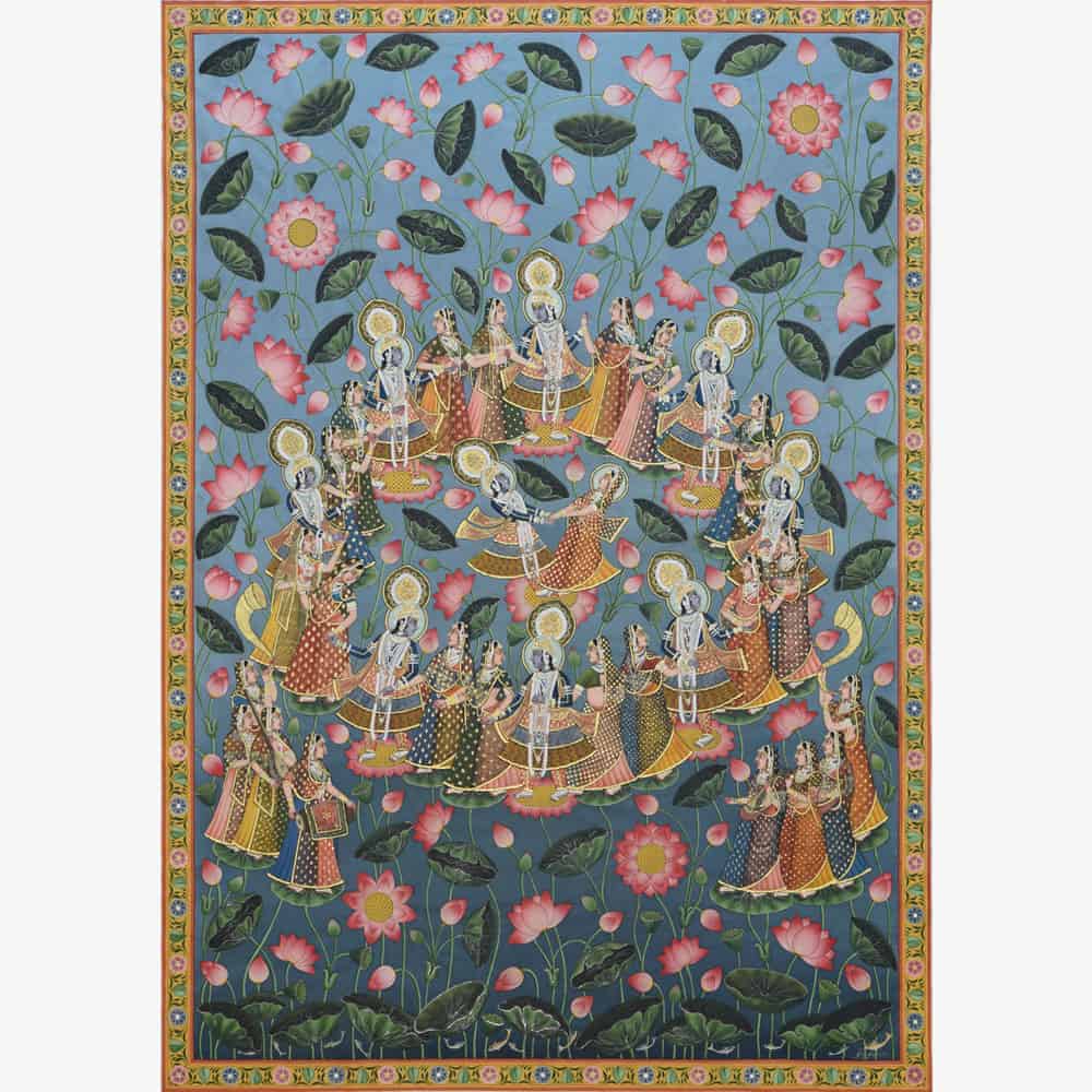 Radha Krishna Raas: Explore The Stunning No.1Pichwai